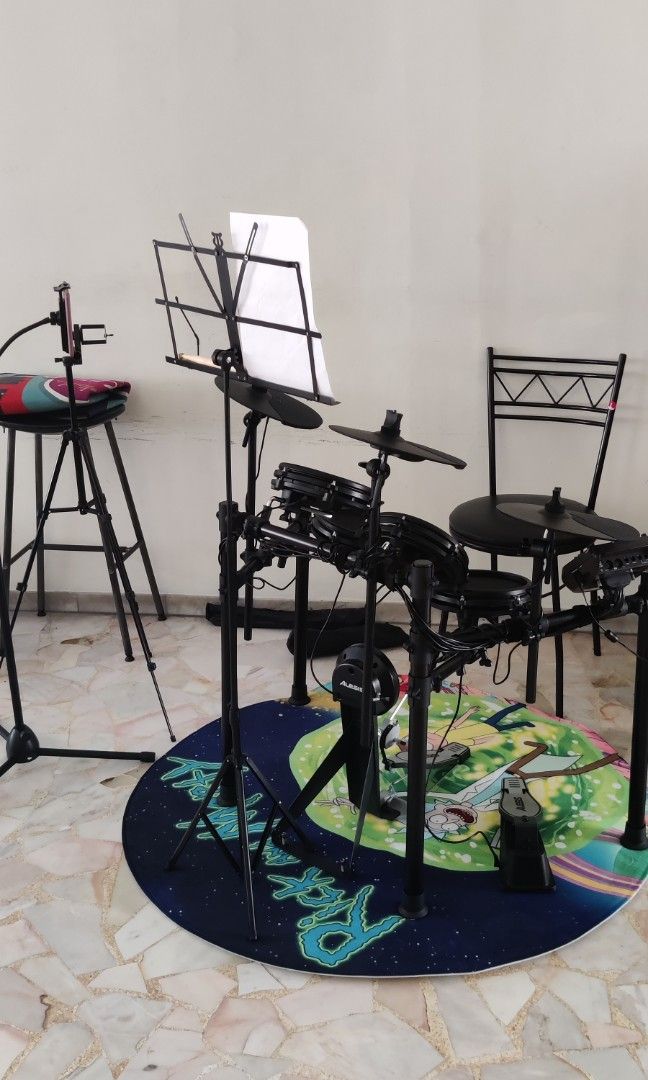 Alexis Nitro Mesh Drum set, Hobbies & Toys, Music & Media, Musical ...