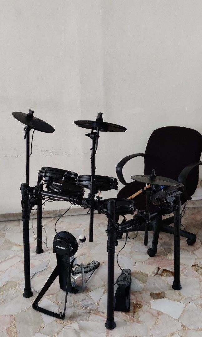 Alexis Nitro Mesh Drum set, Hobbies & Toys, Music & Media, Musical ...
