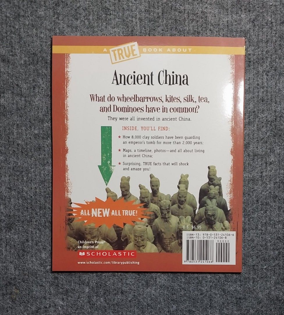 ANCIENT CHINA Scholastic A True Book Series, Hobbies & Toys, Books ...