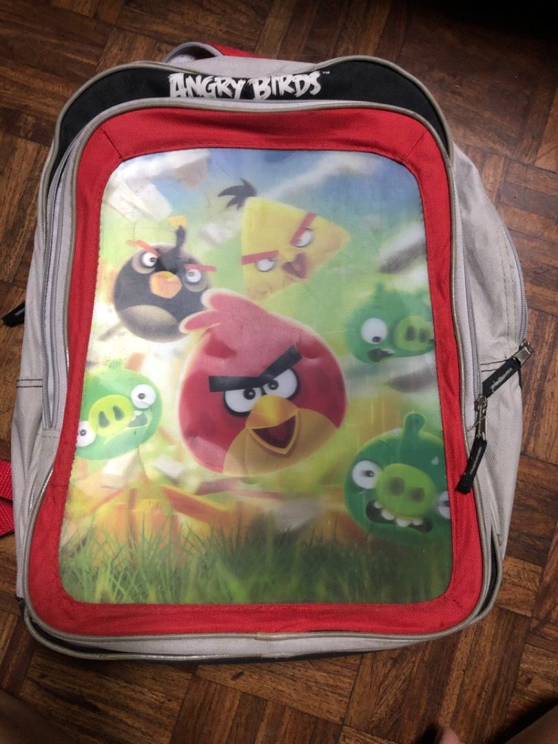 Angry Birds Backpack, Babies & Kids, Babies & Kids Fashion on Carousell