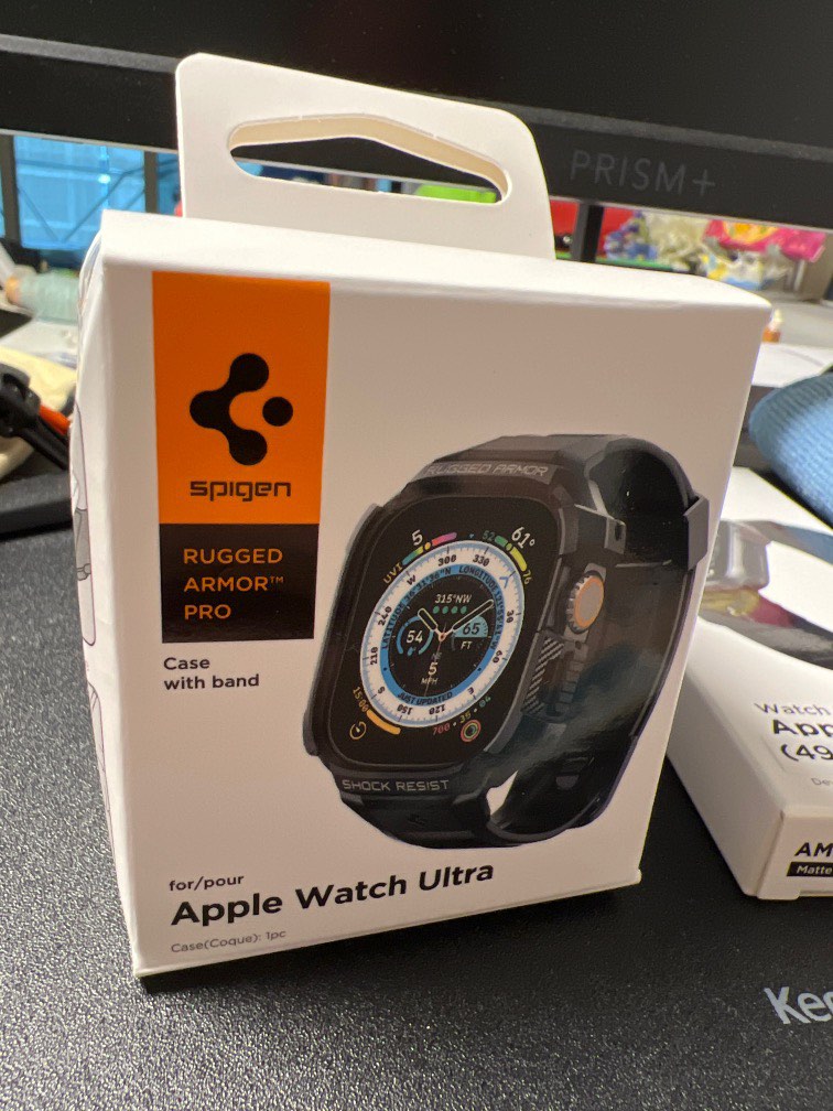 Apple Watch Ultra Spigen Rugged Armor Pro, Mobile Phones & Gadgets ...