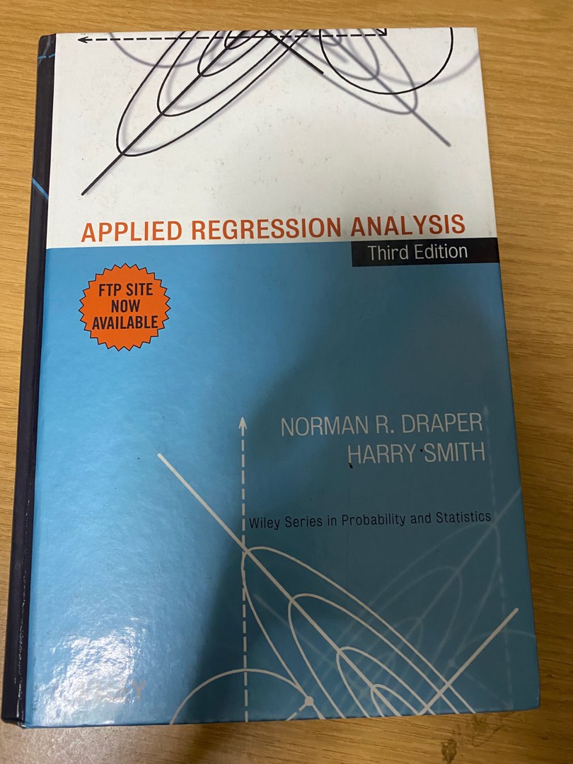 Applied regression analysis, Hobbies & Toys, Books & Magazines, Textbooks on Carousell