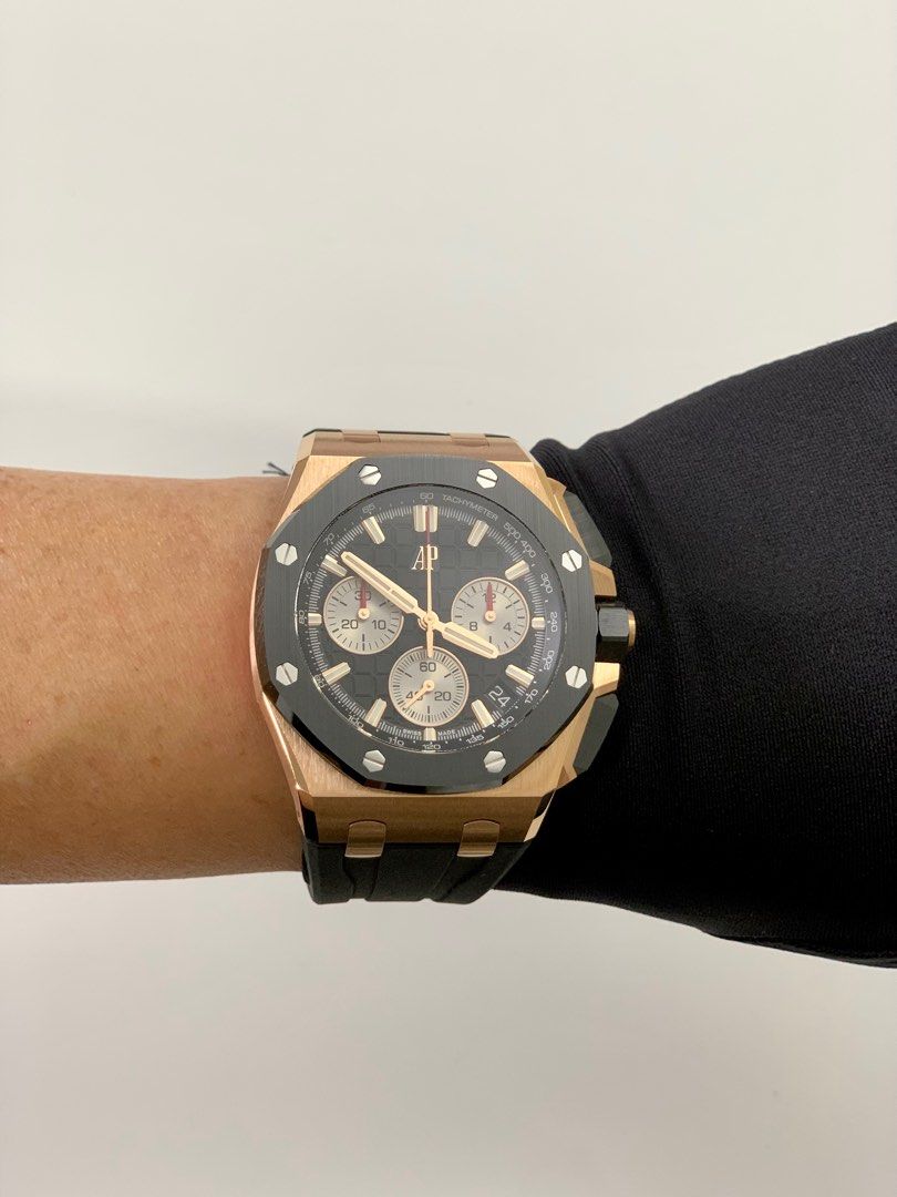 Audemars Piguet Rosegold Royal Oak Offshore Selfwinding Chronograph ...