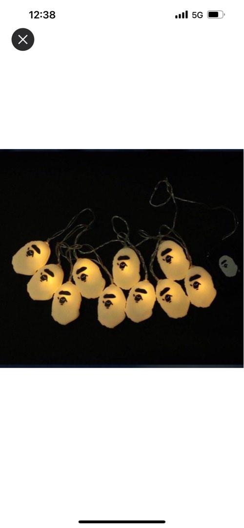 Bape LED Garland Lights, Hobbies & Toys, Toys & Games on Carousell