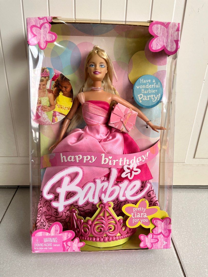 Barbie Doll Happy Birthday Series, Hobbies & Toys, Toys & Games on ...