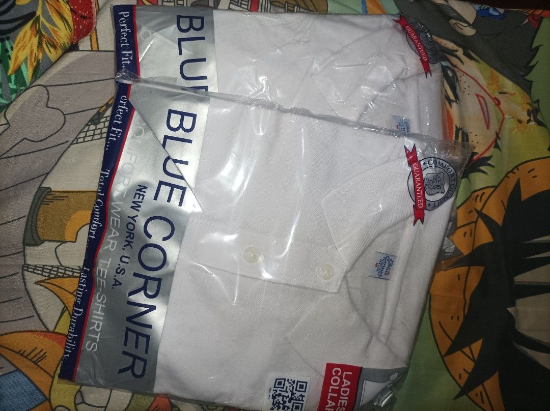 BLUECORNER WHITE POLO SHIRT, Men's Fashion, Tops & Sets, Tshirts & Polo ...