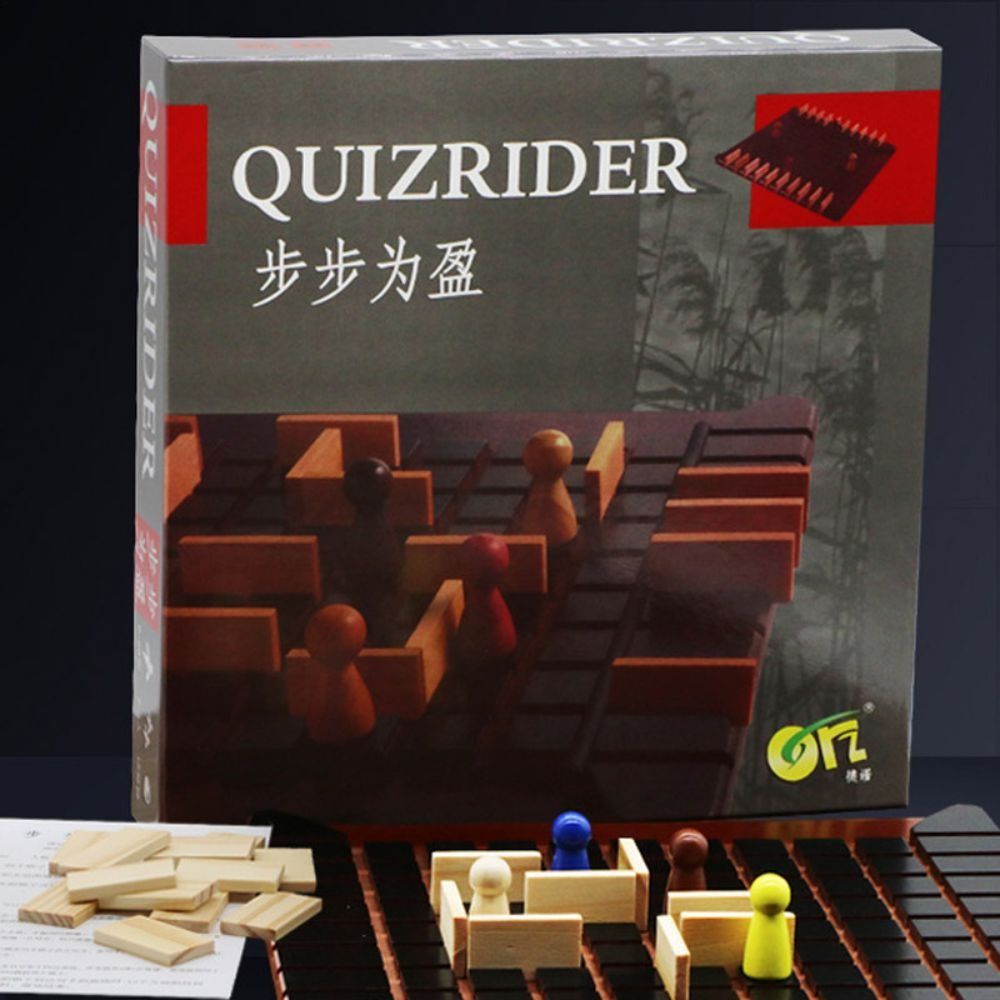 Board Game Quoridor Quizrider Game Abstract Strategy Game For Family ...