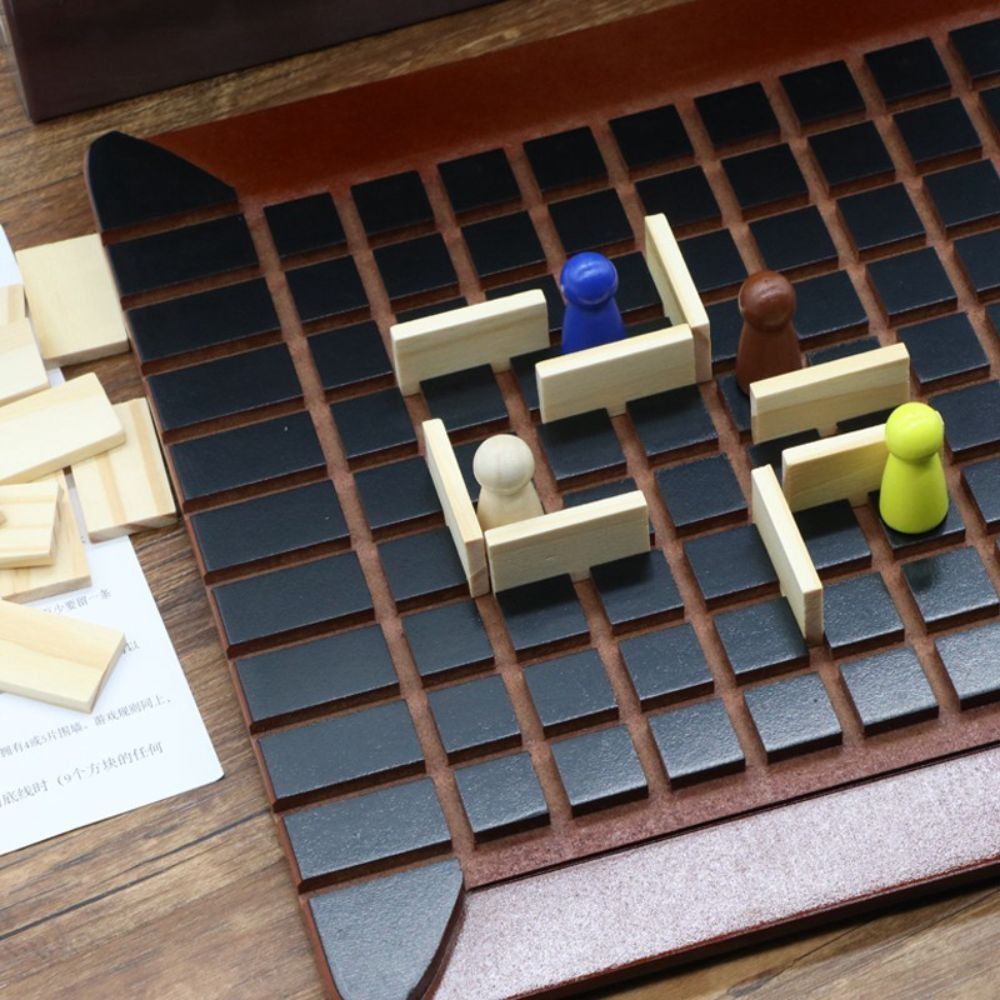 Board Game Quoridor Quizrider Game Abstract Strategy Game For Family ...