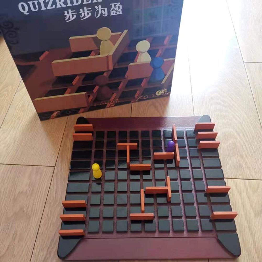 Board Game Quoridor Quizrider Game Abstract Strategy Game For Family ...