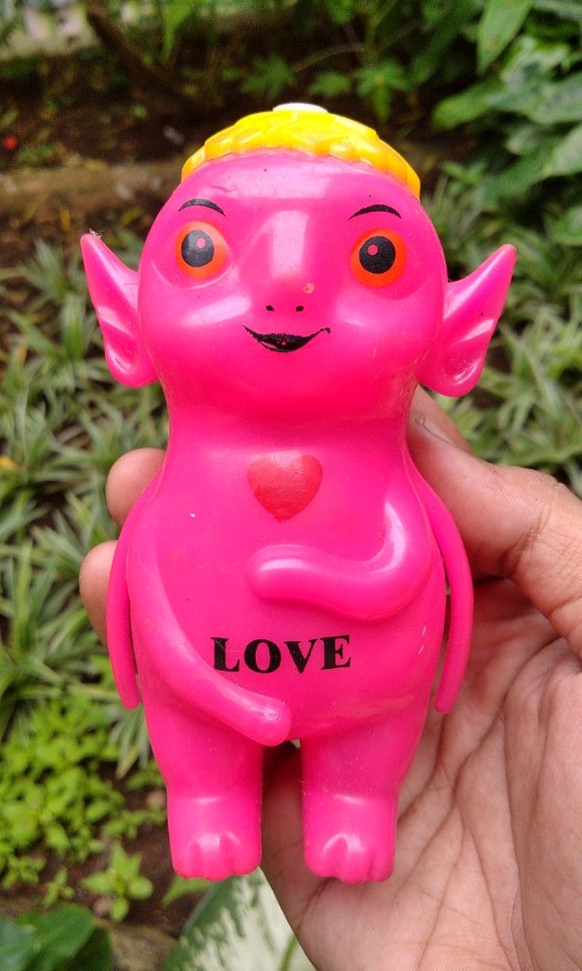 Boneka karet, pink, ada pluitnya bisa bunyi, Toys & Collectibles ...