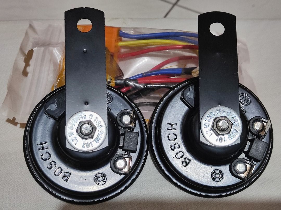 Bosch Compact Disc Horn FC2 with Horn Relay, Car Parts & Accessories ...