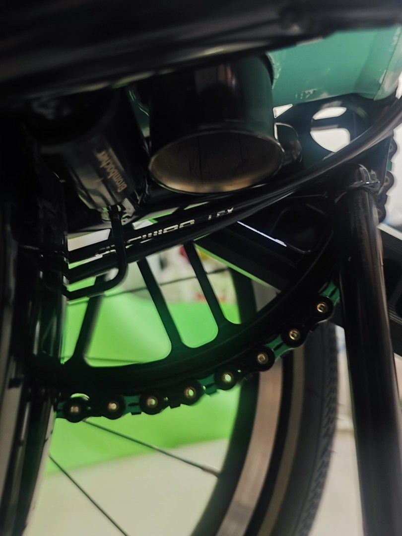 Brombacher Brompton Rear Frame Locking Clip, Sports Equipment, Bicycles ...