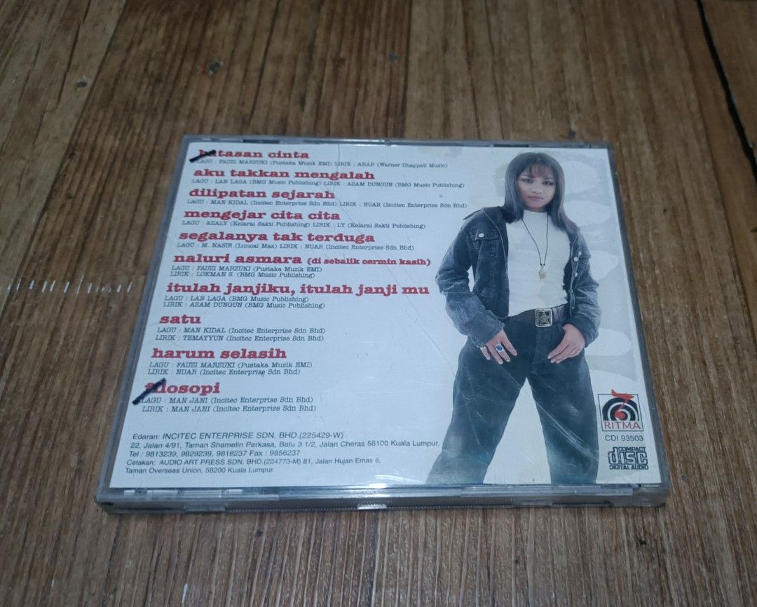 CD Lydia @ 1997 INCITEC ENTERPISE SDN BHD.., Hobbies & Toys, Music ...