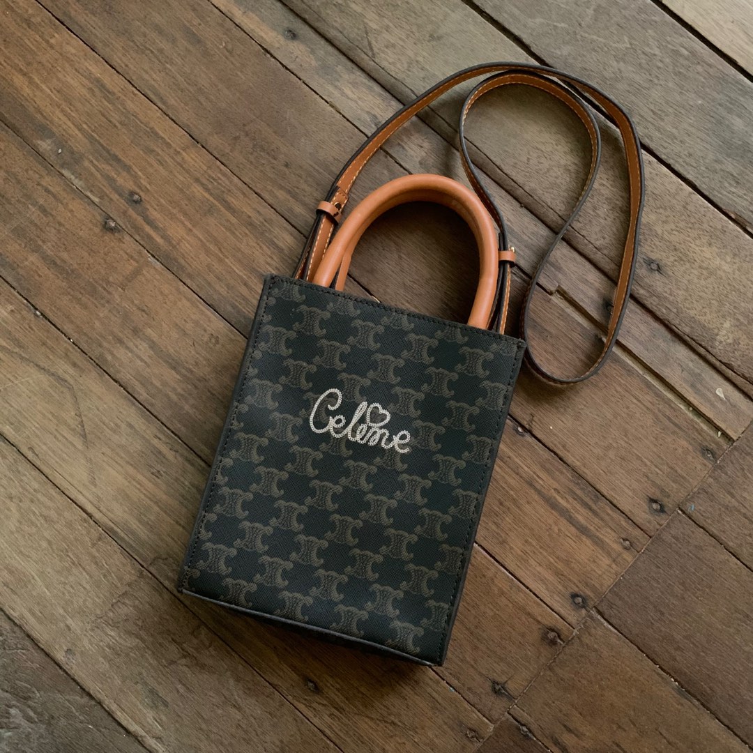 Celine Two Way Mini Vertical, Women's Fashion, Bags & Wallets, Cross ...