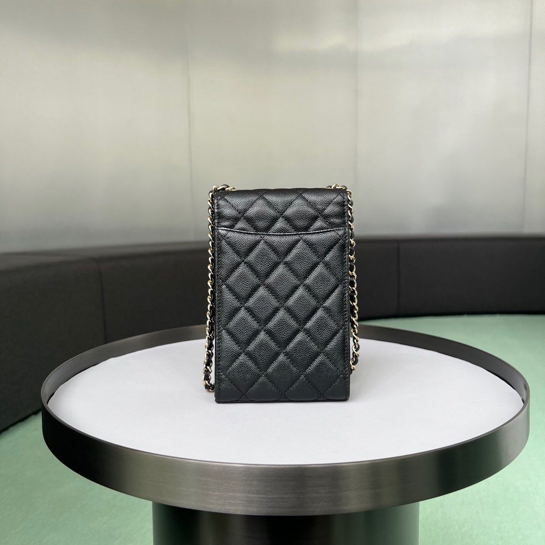 Chanel Vertical Flap Tech Case, Luxury, Bags & Wallets on Carousell