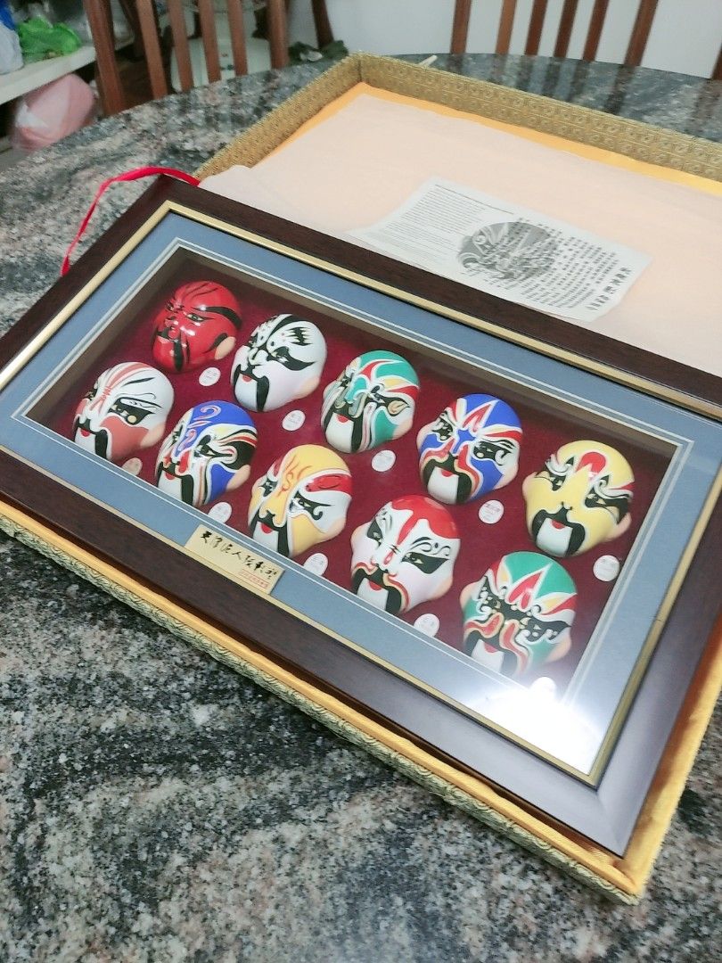 Chinese Opera Face Mask Decorations, Everything Else on Carousell