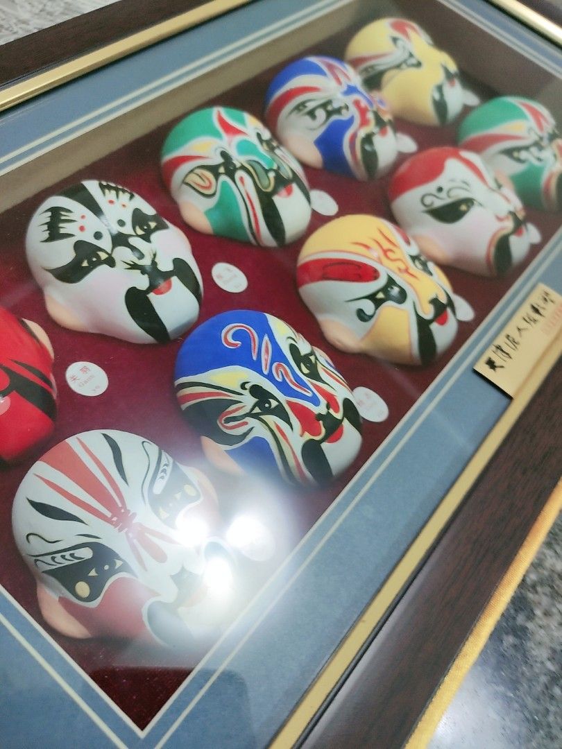 Chinese Opera Face Mask Decorations, Everything Else on Carousell