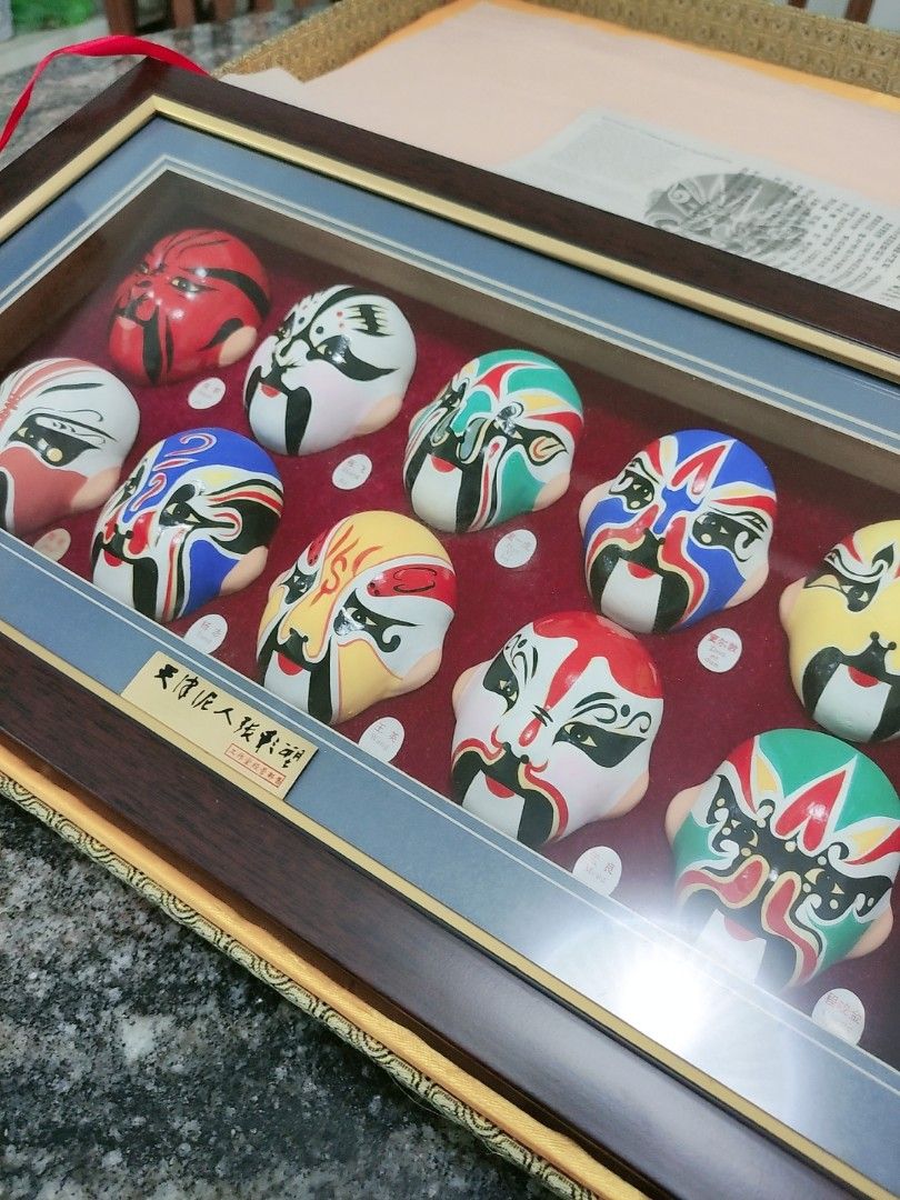 Chinese Opera Face Mask Decorations, Everything Else on Carousell