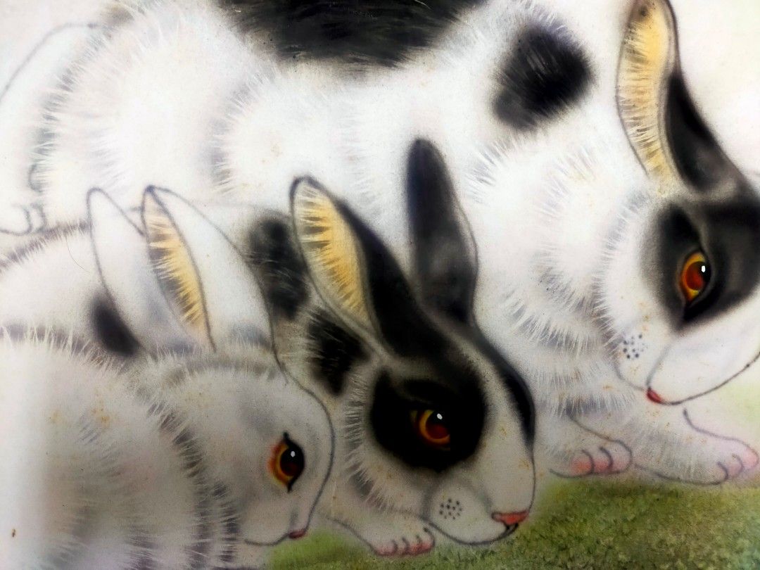 Chinese painting rabbit, Hobbies & Toys, Stationery & Craft, Art ...