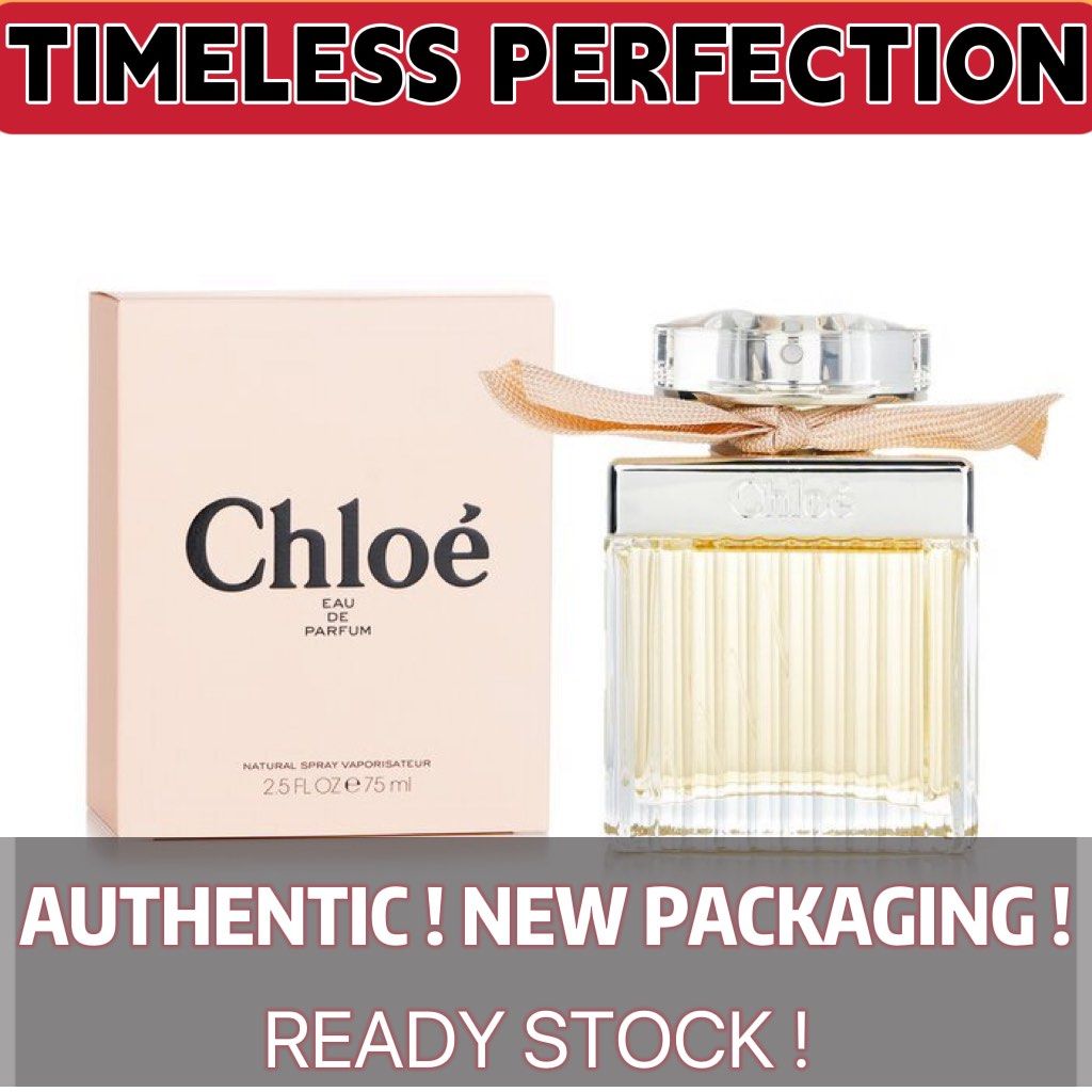 Authentic New 2022 packaging Chloe signature EDP 75ml, Beauty & Personal Care, Fragrance ...