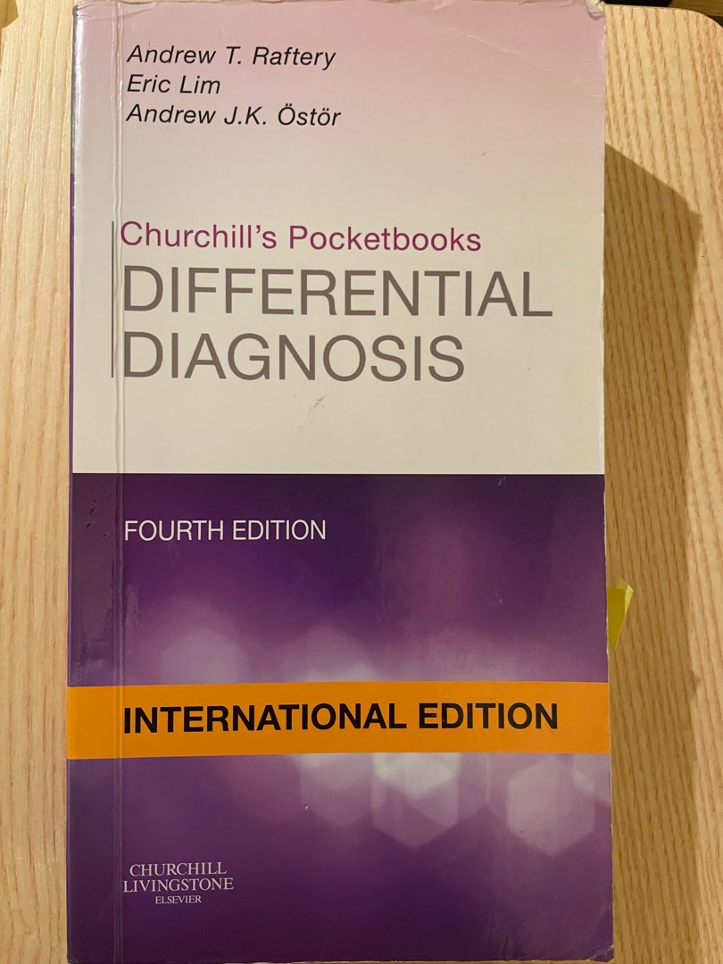 Churchill pocketbook Differential Diagnosis, 興趣及遊戲, 書本 & 文具, 教科書 - Carousell