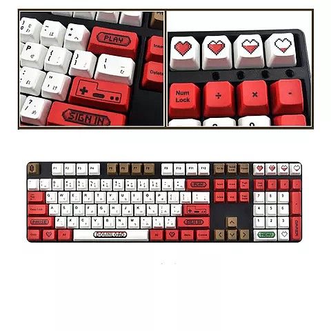 [Classic Theme Games] PBT Keycaps set 1, 2, 3,4, Computers & Tech ...
