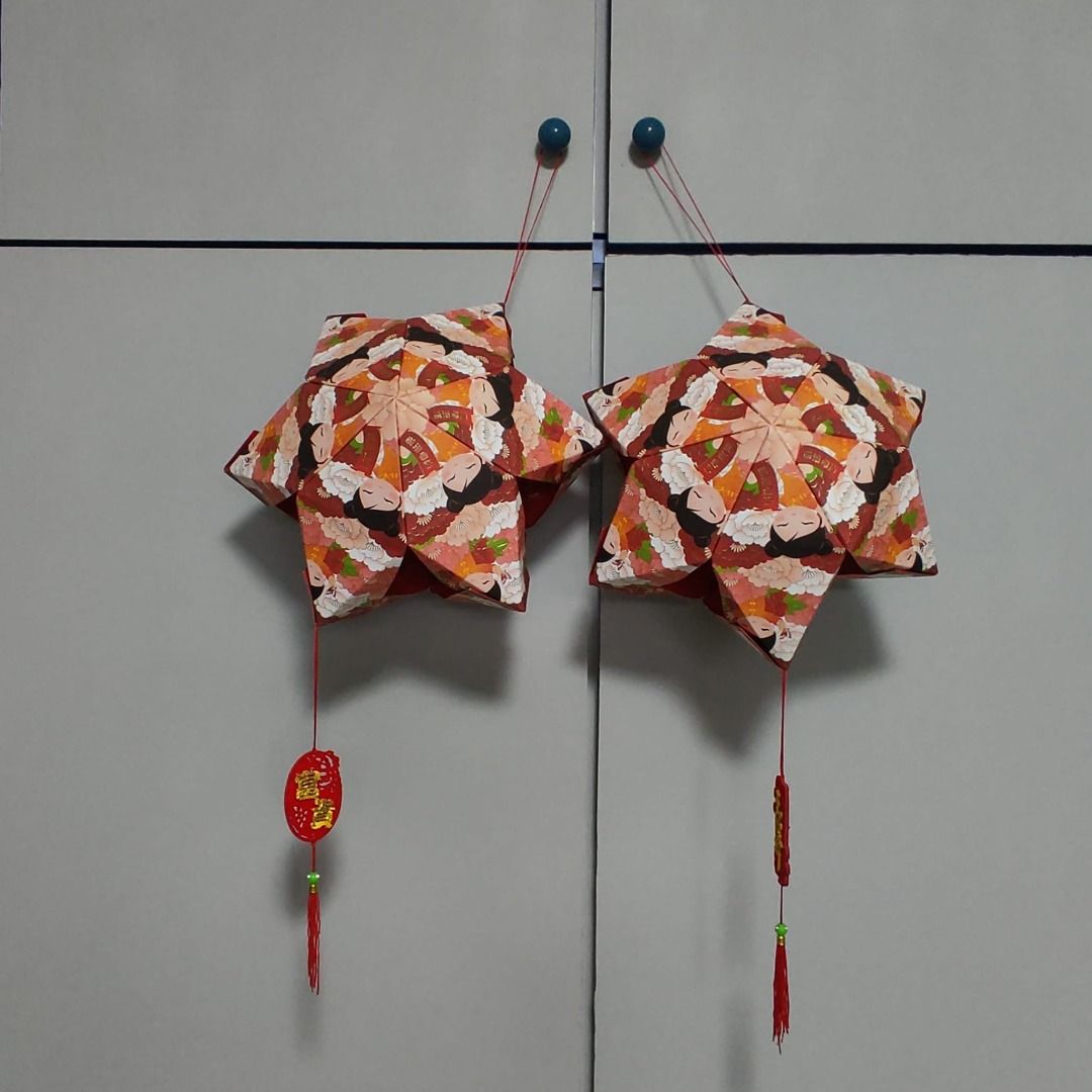 CNY angpao decorative lanterns (made to order), Hobbies & Toys ...