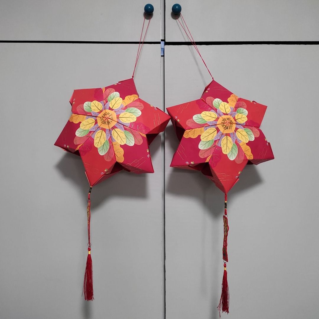 CNY angpao decorative lanterns (made to order), Hobbies & Toys ...