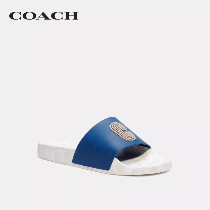 Coach slides, Men's Fashion, Footwear, Flipflops and Slides on Carousell
