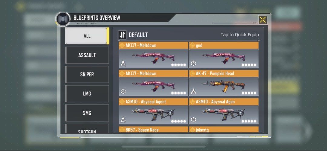 CODM Account (2 Mythics, 17 Legendaries, rare skins and blueprints), Video Gaming, Gaming ...