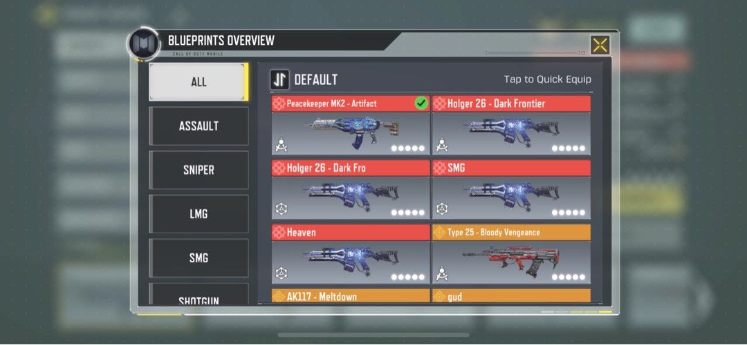 CODM Account (2 Mythics, 17 Legendaries, rare skins and blueprints ...