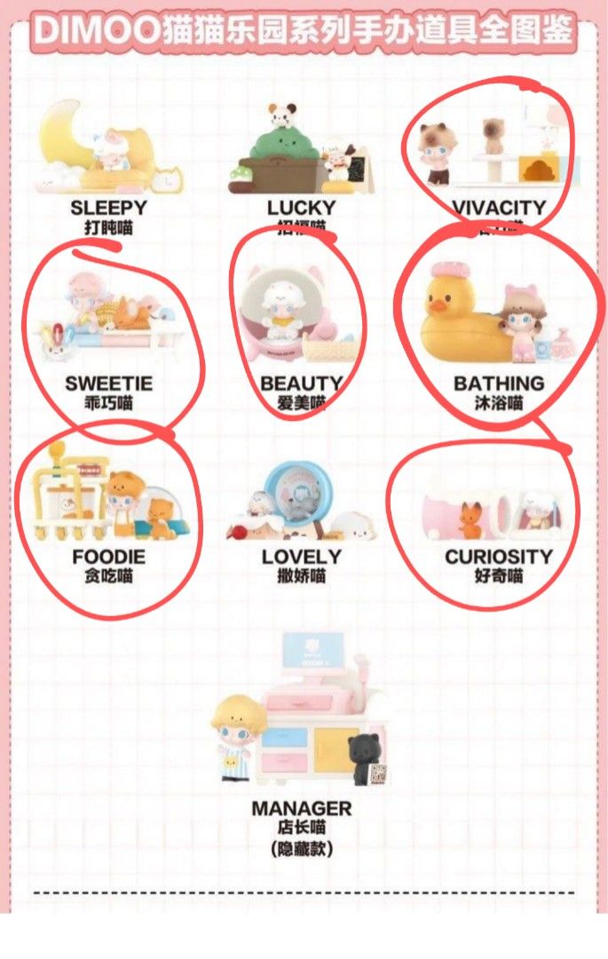 ALL TAKEN***CONFIRMED** SHARING POPMART DIMOO CAT PARADISE SERIES ...