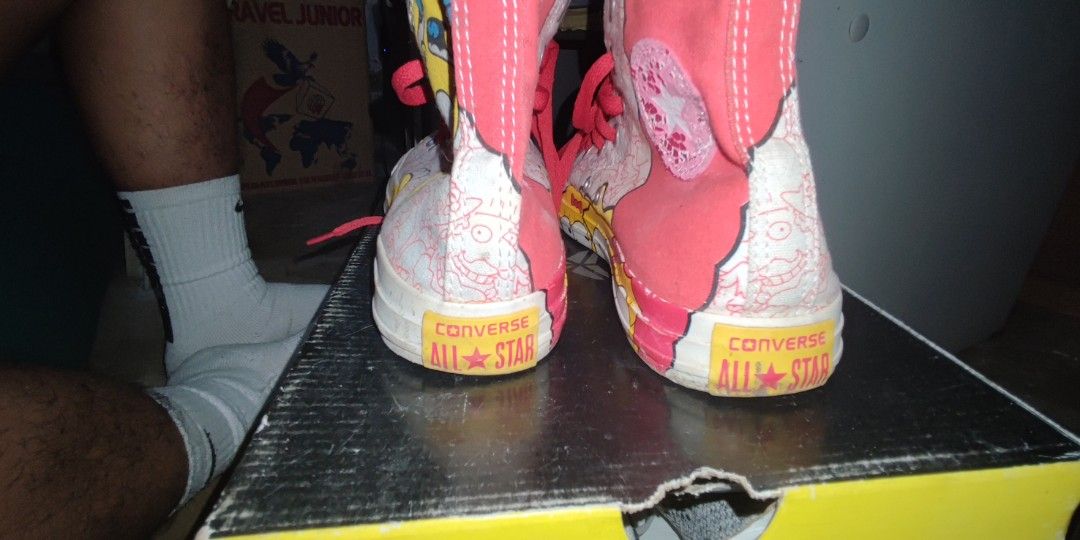 Converse "The Simpsons" collab, Men's Fashion, Footwear, Sneakers on ...
