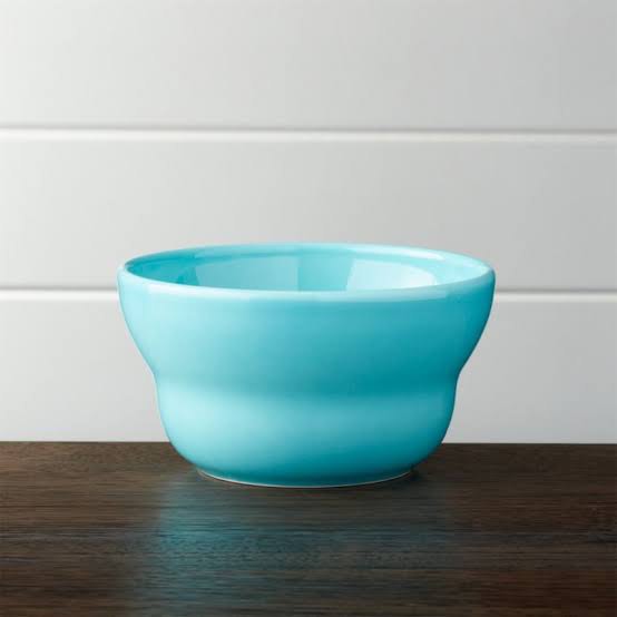 Crate & barrel mini aqua bowl, Furniture & Home Living, Kitchenware ...