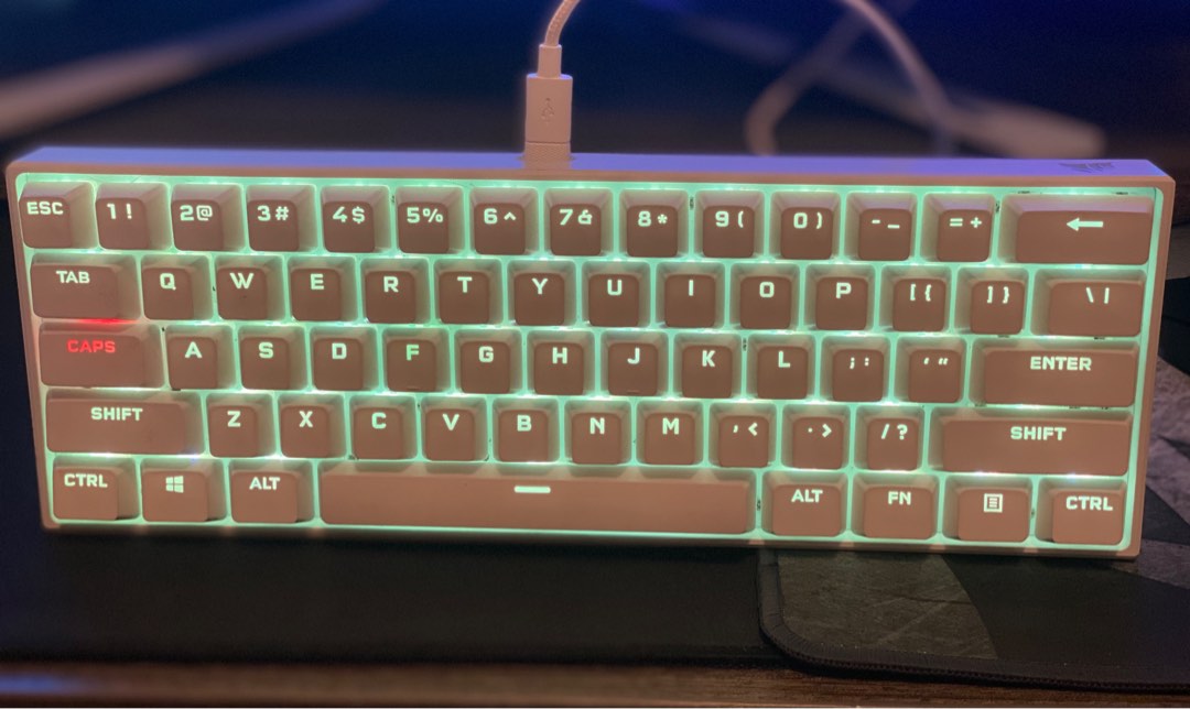 CrossairK65 RGB mini 60% mechanical keyboard & Razer Black Mamba ...