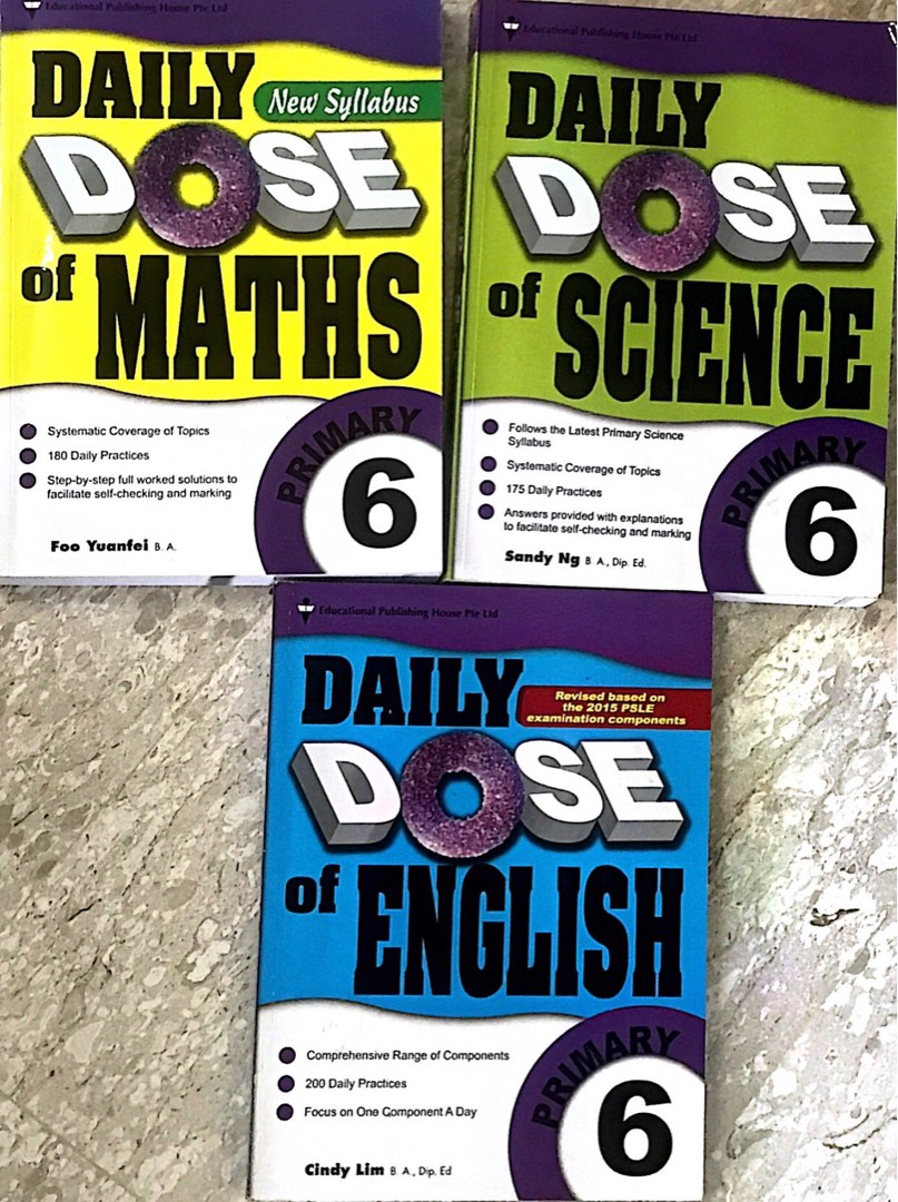 Daily Dose English, Math, Science | P6, Hobbies & Toys, Books ...
