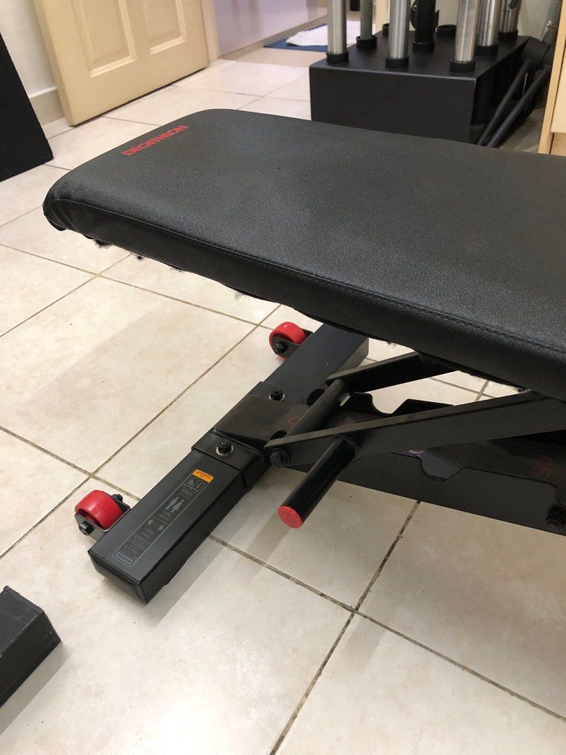 Decathlon Domyos Bench 900 Adjustable Bench, Sports Equipment, Exercise ...