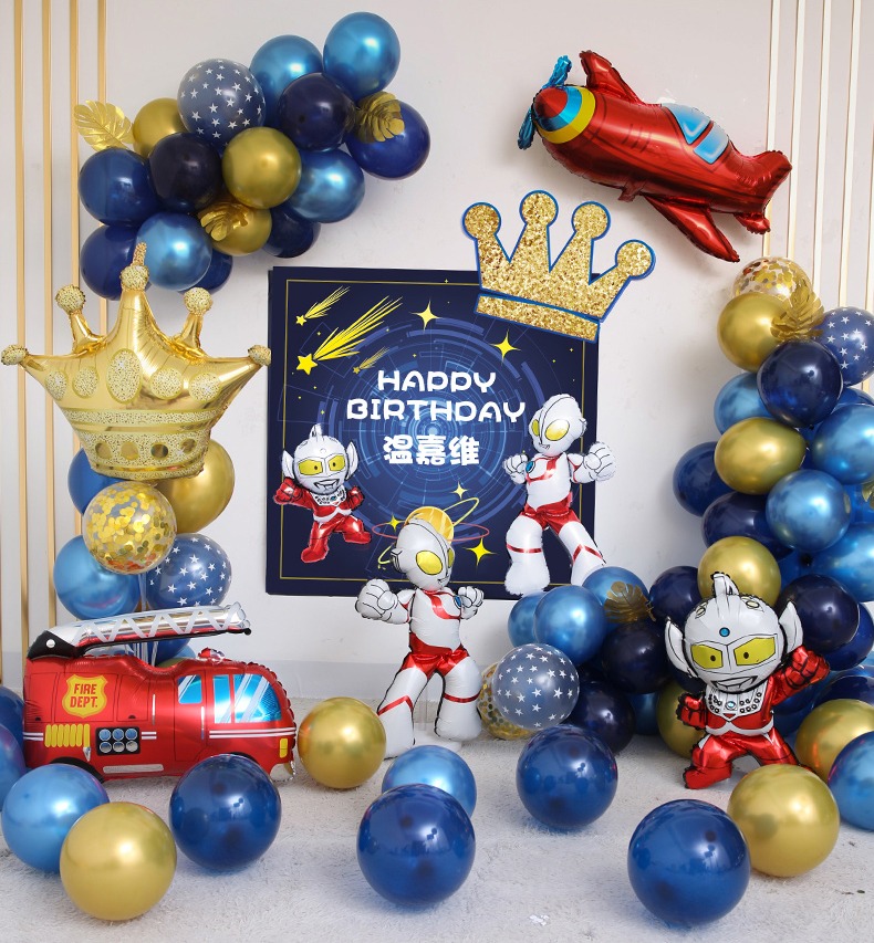 Designer Ultraman Birthday Theme Set A For Kids, Hobbies & Toys ...