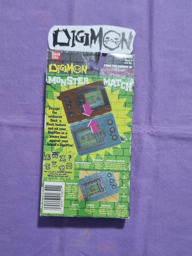 Digimon V1 Yellow Chazer (Eng Ver) (1997) (US), Hobbies & Toys ...