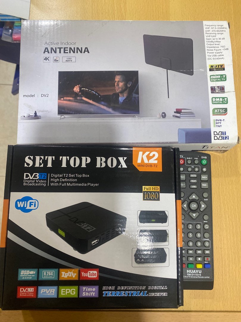 Digital set up box + Antenna, Computers & Tech, Parts & Accessories ...