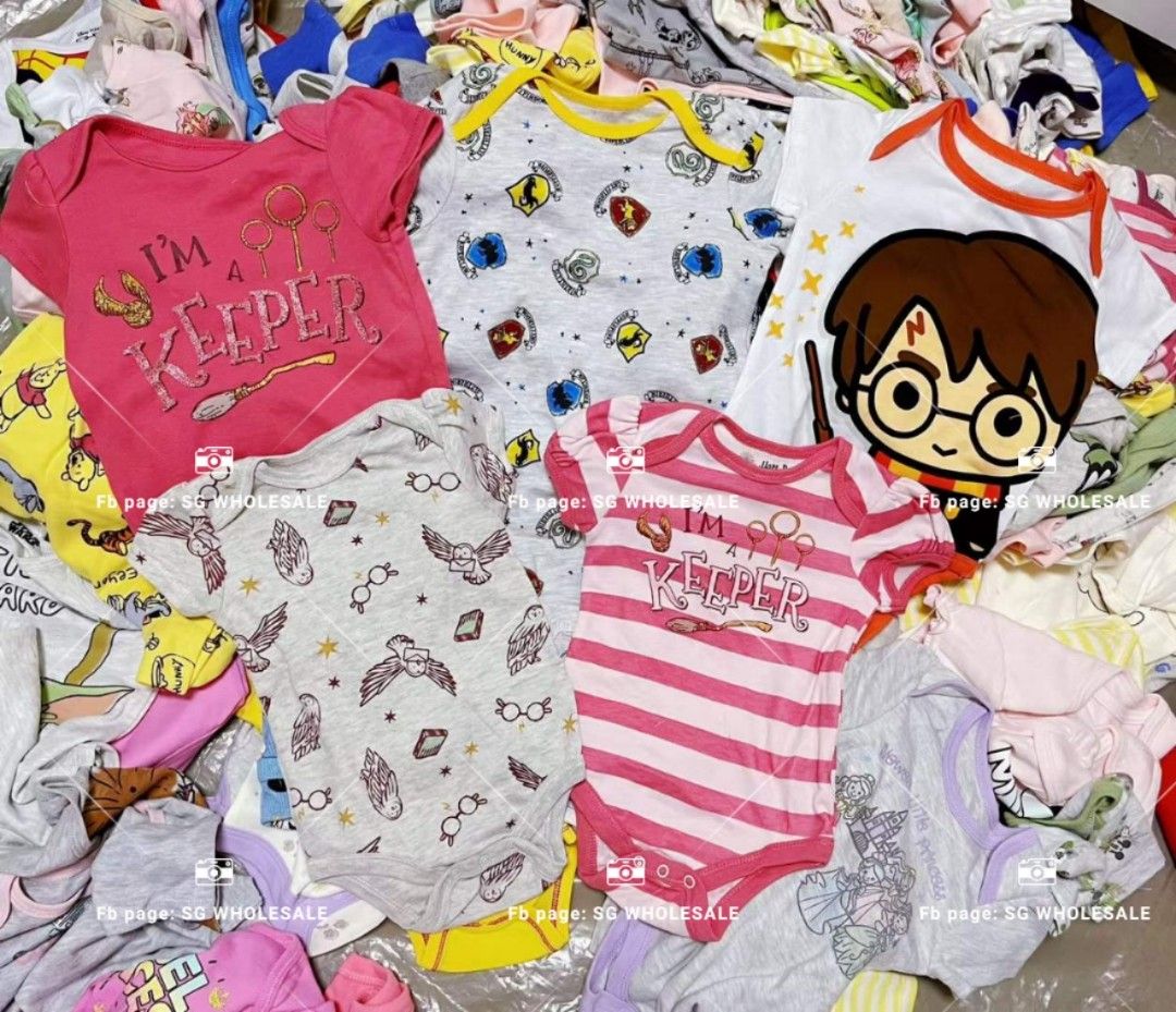 Disney cartoon rompers, Babies & Kids, Babies & Kids Fashion on Carousell