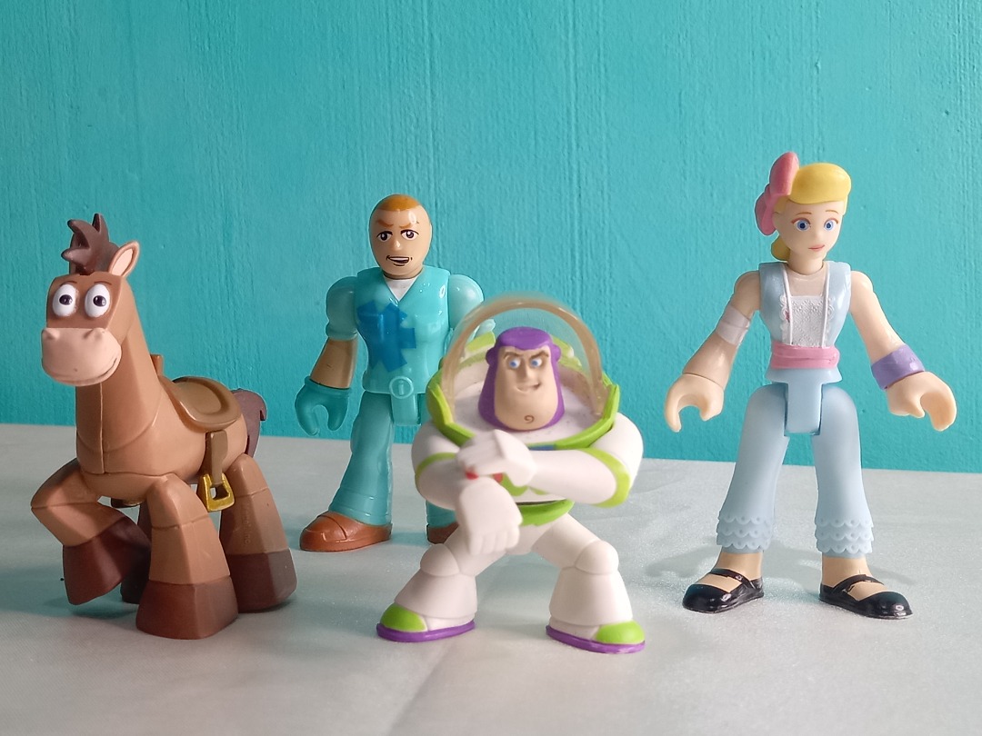 Disney Toy Story Mini Figure Toy Set of 3 plus extra Toy (Buzz ...