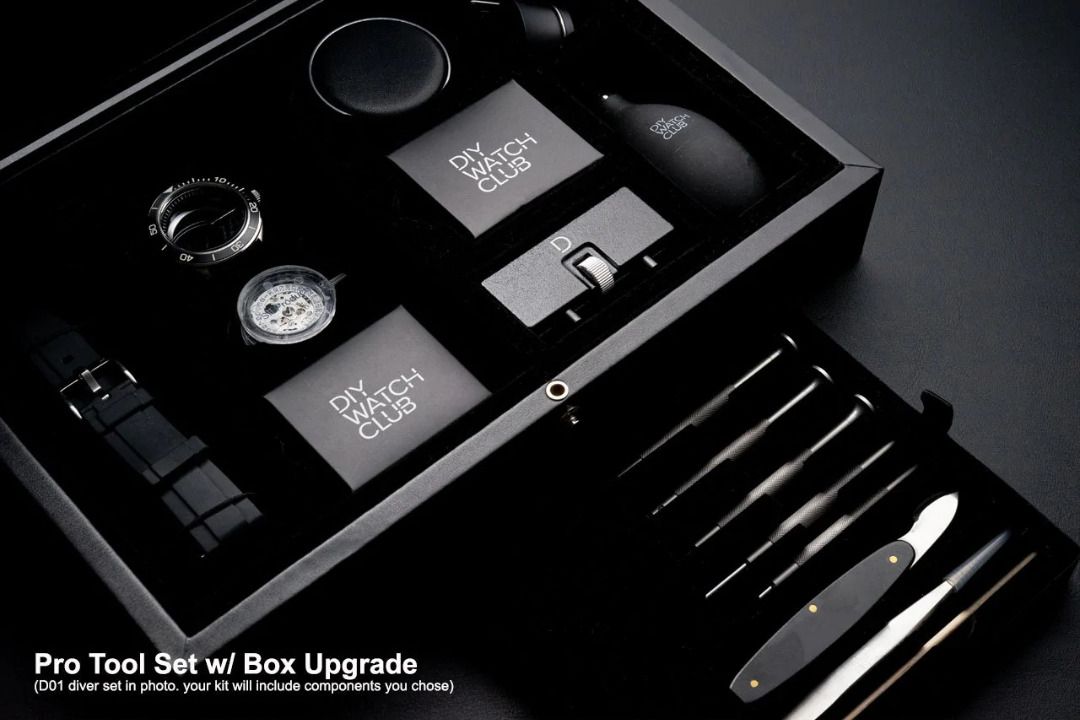 DIY Watchmaking Kit | Expedition Watch With Sapphire Dial + 2 Straps ...