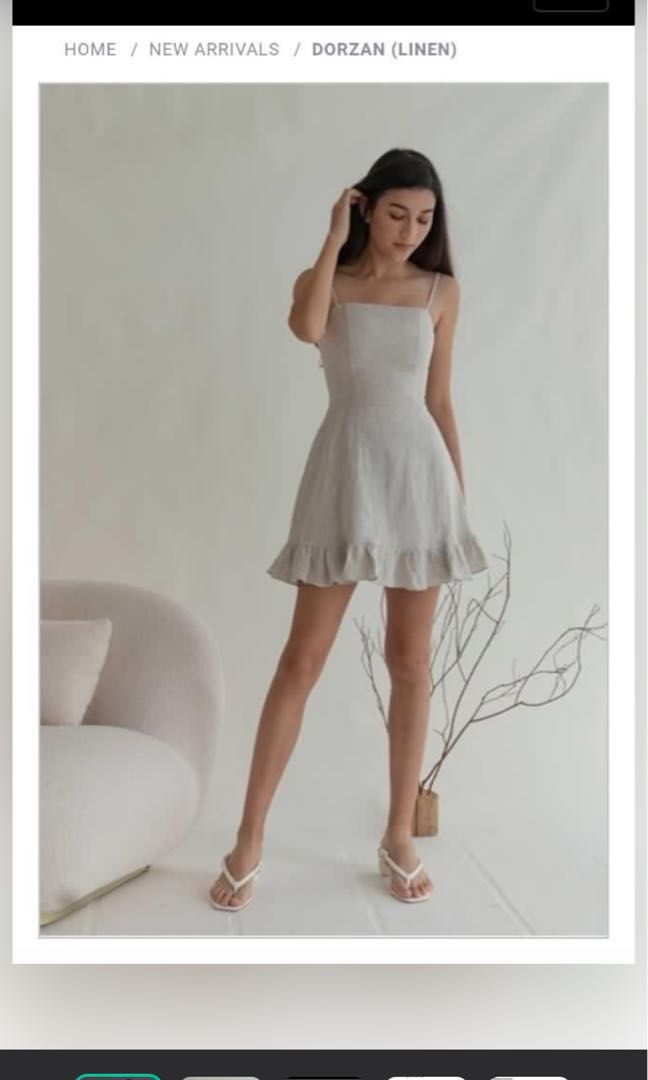 Doublewoot dorzan linen dress, Women's Fashion, Dresses & Sets, Dresses ...