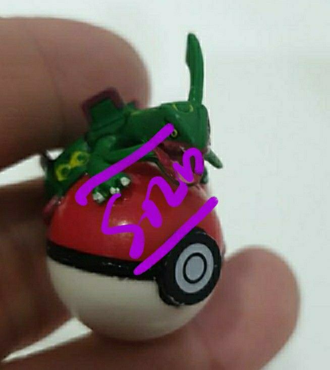 (Each) Pokemon mini Roly-poly Pokeball Yujin Figure - Rayquaza, Spheal ...