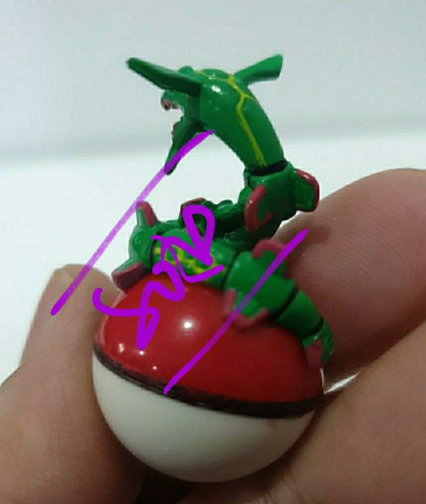 (Each) Pokemon mini Roly-poly Pokeball Yujin Figure - Rayquaza, Spheal ...