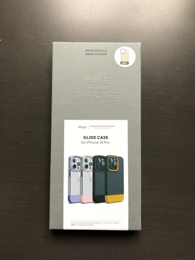 Elago Glide Case iPhone 14 Pro (Stone-Dark Grey), Mobile Phones & Gadgets, Mobile & Gadget ...