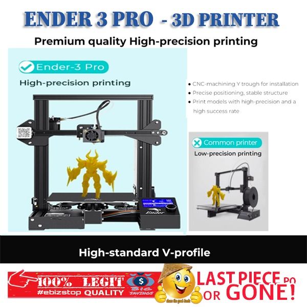 Ender-3 Pro 3D Printer 220* 220*250 | FDM Premium High Quality ...