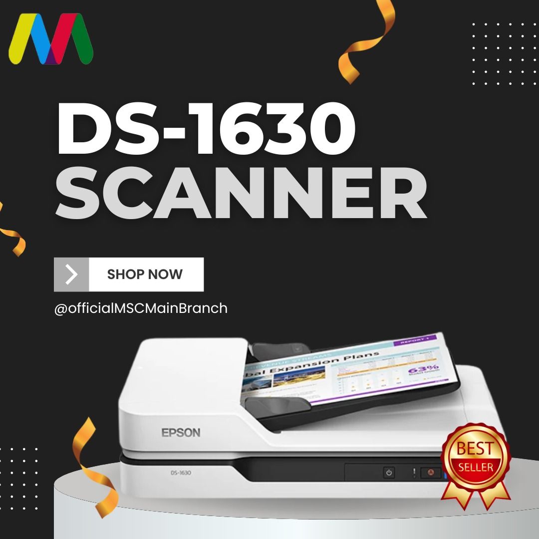Epson DS-1630 Flatbed Color Document Scanner for SALE, Computers & Tech, Printers, Scanners ...