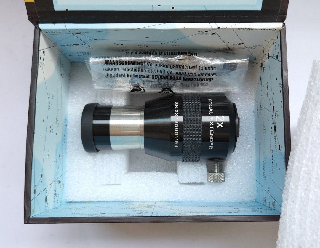 ES 2x extender, Explore Scientific Astronomy eyepiece 1.25 ...